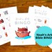 Bible Game for Kid Noahs Ark Bingo Printable Game for Bible Story Bingo ...