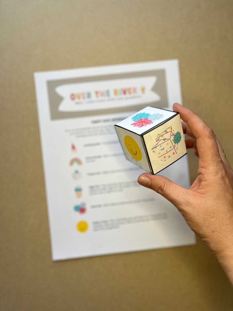 Printable Paper Dice for Kids Action Game Group Activity Printable ...