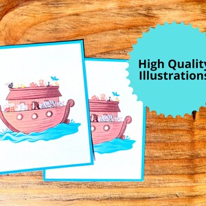 Bible Memory Game for Kid Noahs Ark Game Printable Bible Story Lesson ...