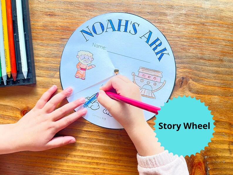 Noahs Ark Story Activity Gods Promise Story Craft Noahs Ark Puppet ...