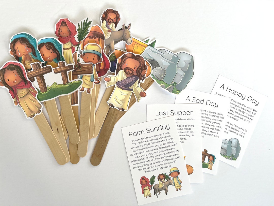 BULK Distribution Easter Story Cards Christian Easter Story ...