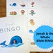 Jonah and the Whale Game Sunday School Bible Story Bingo Printable ...
