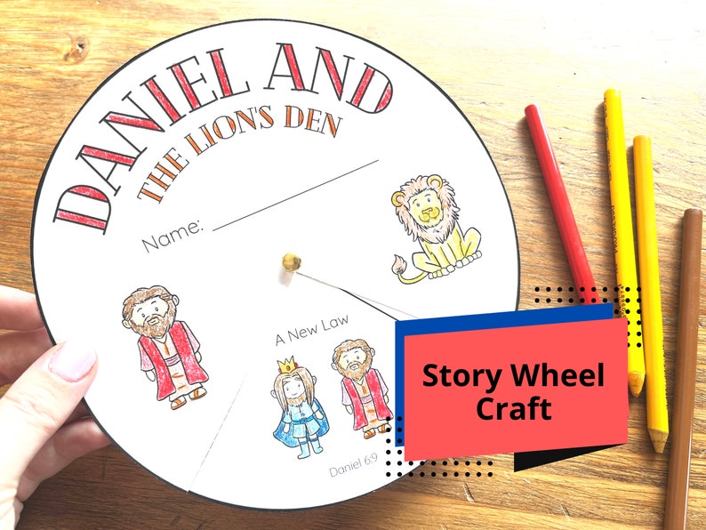 Daniel in the Lion Den Activity Lion Den Craft Daniel Bible Lesson for ...