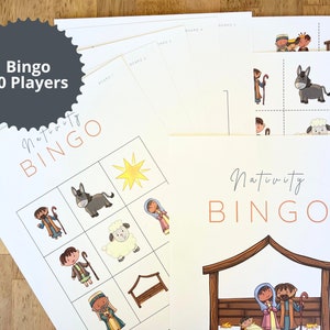 Nativity Activity Bundle Kid Nativity Craft Christmas Activity Pack ...