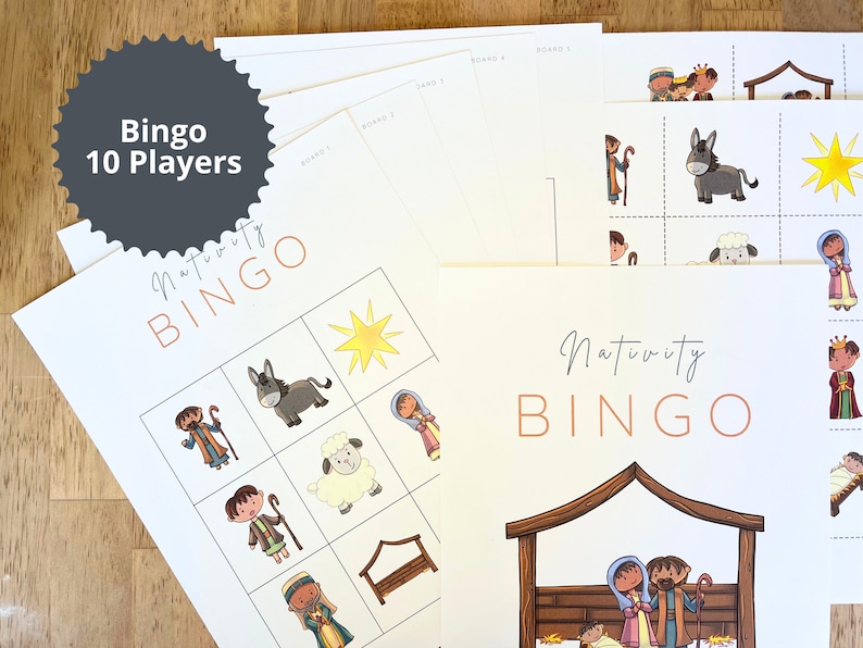 Nativity Activity Bundle Kid Nativity Craft Christmas Activity Pack ...