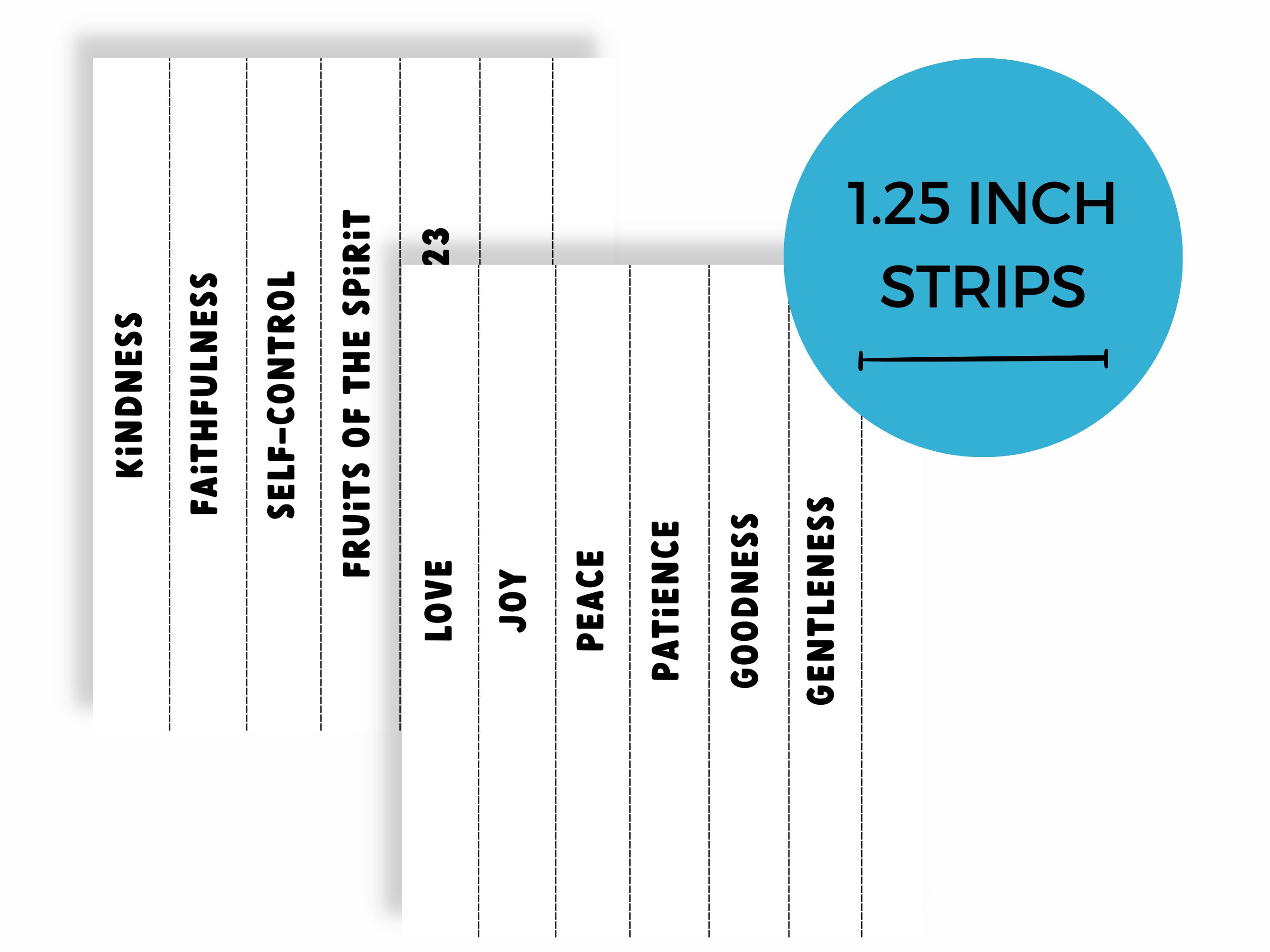 Fruit of the Spirit Paper Chain Activity for Kid Interactive Fruit of ...