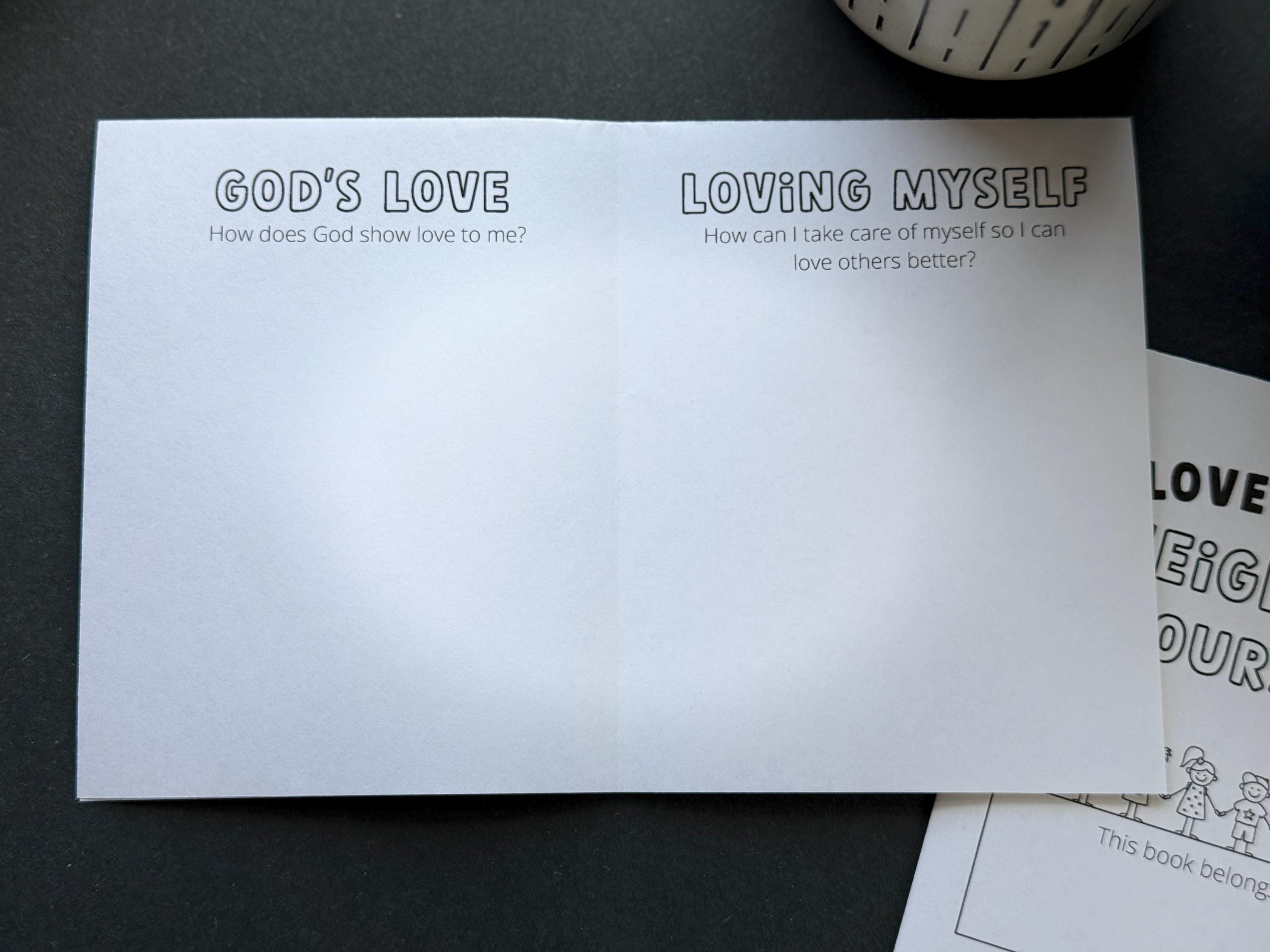 Love Your Neighbor Church Craft for Kid Sunday School Valentine ...