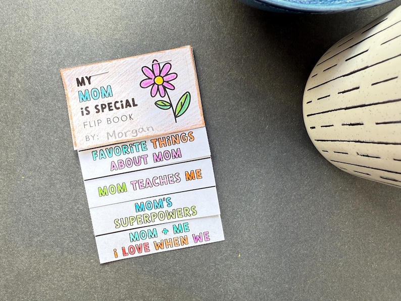 Mother Day Gift Idea Project for Classroom Teacher Present Keepsake ...