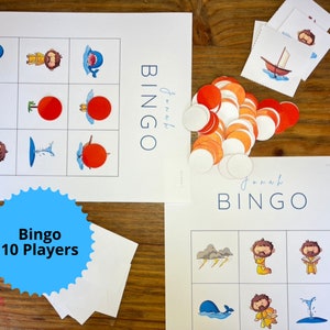 Jonah Activity Bundle for Kid Jonah and the Whale Game and Craft for ...