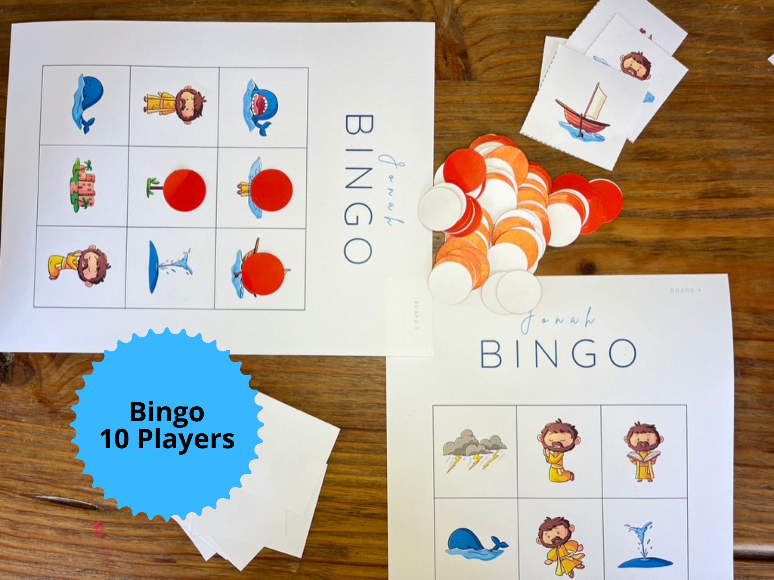 Jonah Activity Bundle for Kid Jonah and the Whale Game and Craft for ...