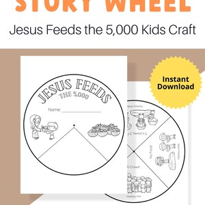 Fish and Loaves Church Craft Jesus Feeds the 5000 Sunday School ...