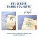 Vacation Bible School Volunteer Thank You Card Under the Sea VBS Leader ...