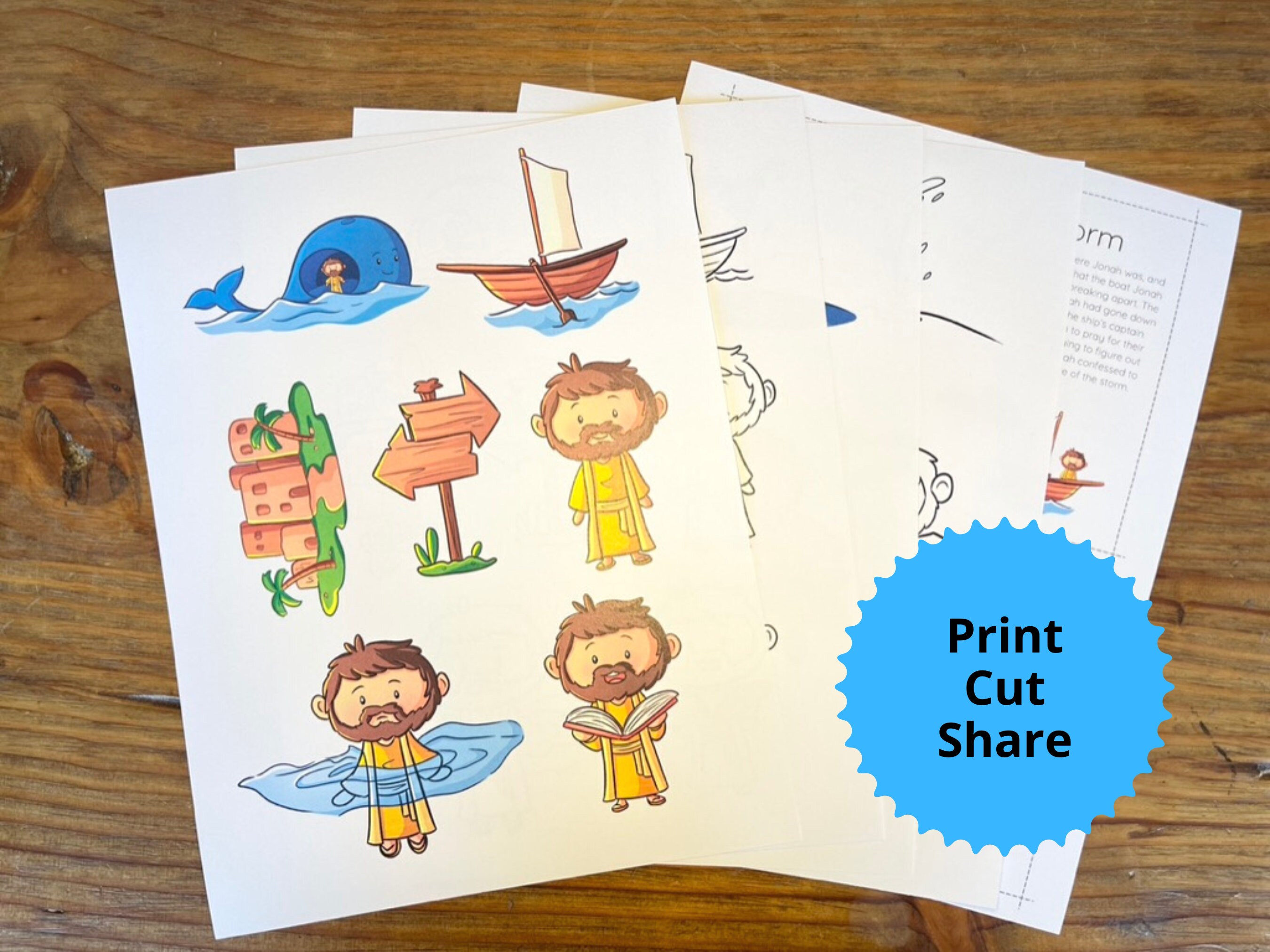 Jonah and the Whale Lesson Jonah and the Big Fish Jonah Bible Lesson ...