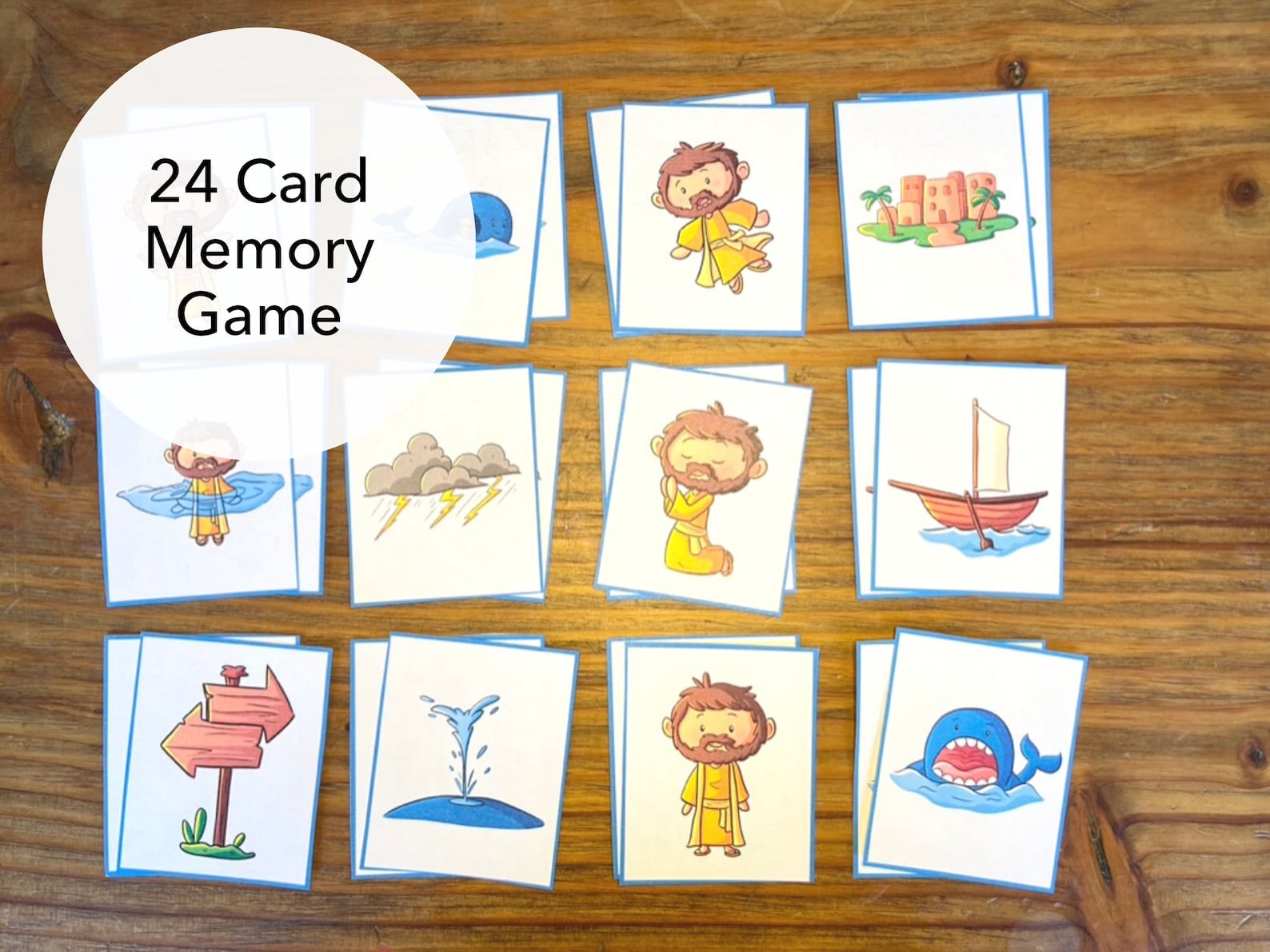 Jonah Bible Story Craft Jonah and the Whale Game for Kid Sunday School ...