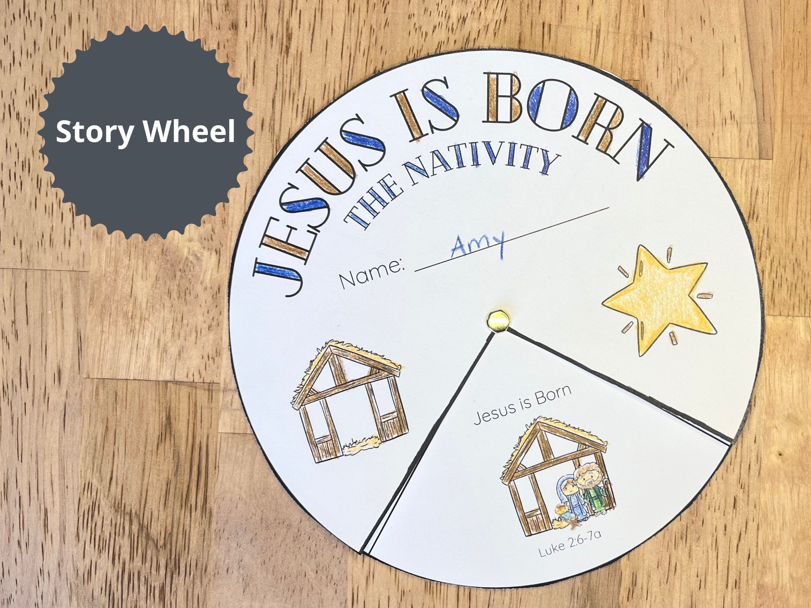 Nativity Activity Bundle Kid Nativity Craft Christmas Activity Pack ...