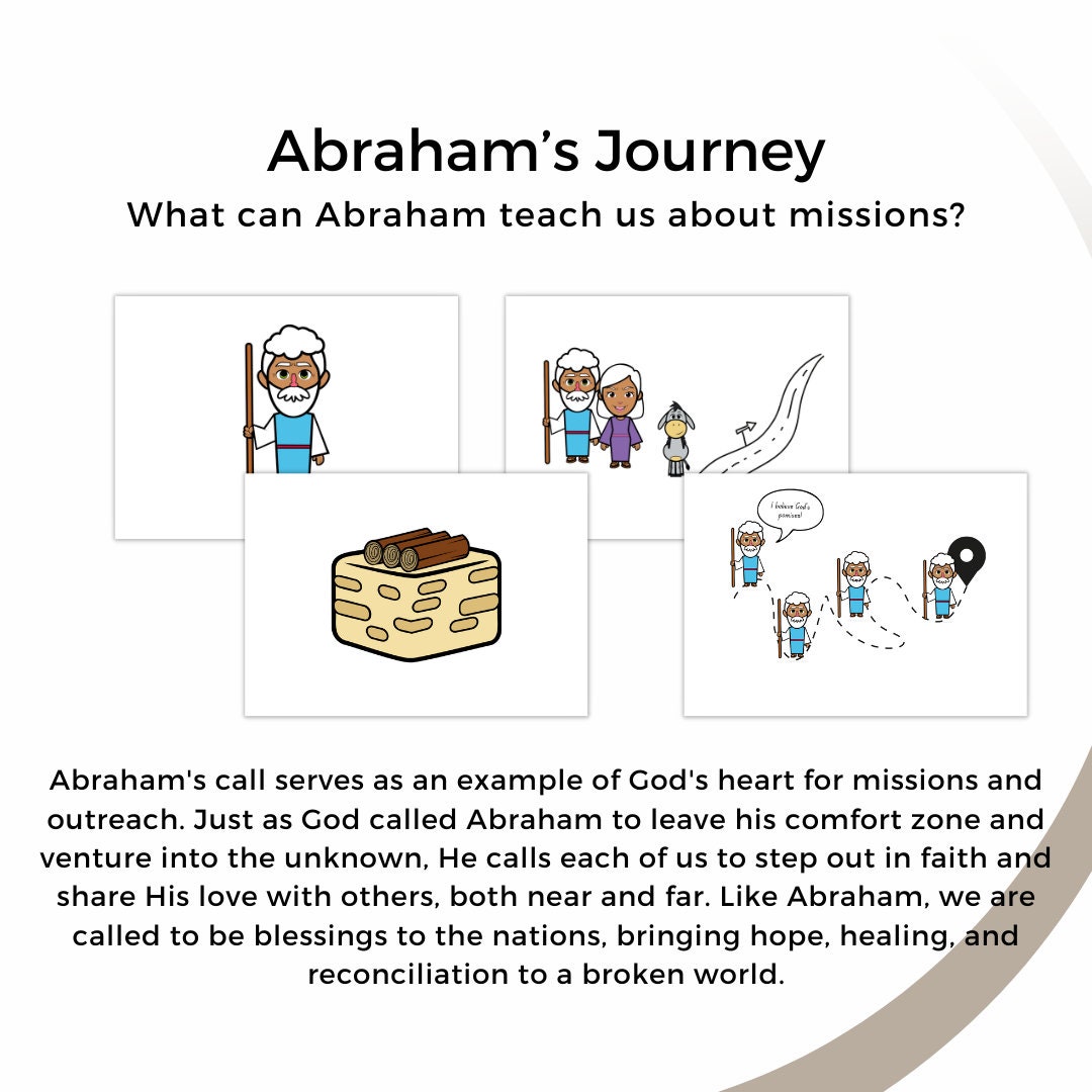 Abraham Story Teaching Material for Kid Sunday School Supplies for ...