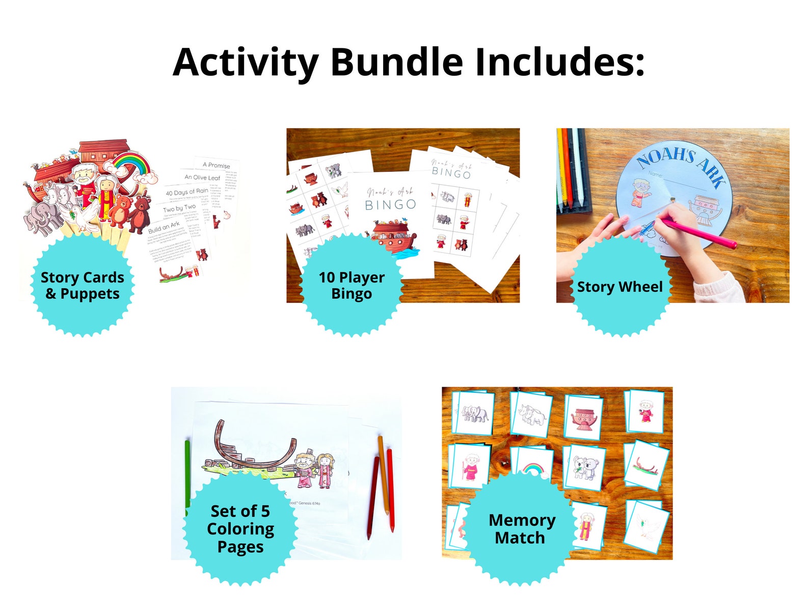 Noahs Ark Story Activity Gods Promise Story Craft Noahs Ark Puppet ...