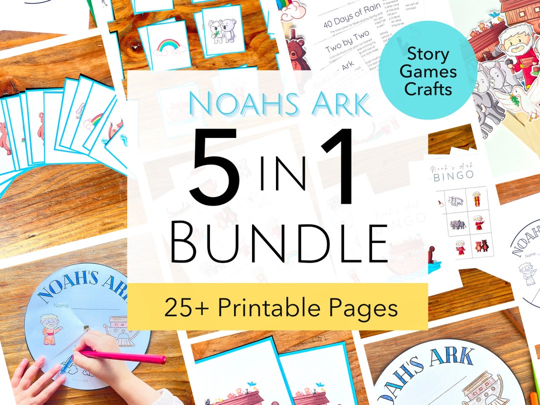 Religious Craft Kit With Noah's Ark Theme Christian Sunday School ...