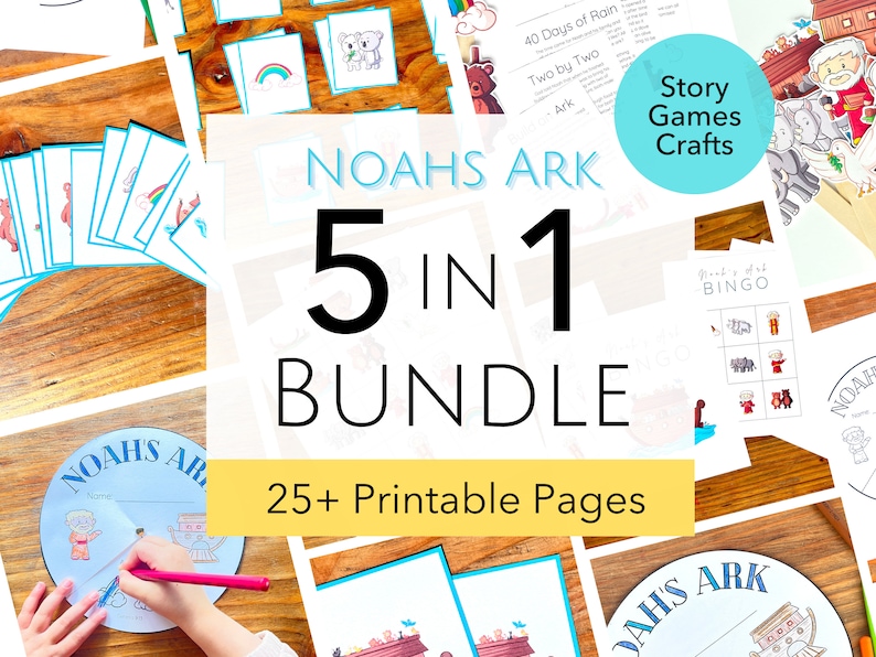 Religious Craft Kit With Noah's Ark Theme Christian Sunday School ...