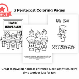 DIY Pentecost Headband Craft Activity Christian Kid Acts 2 Sunday ...