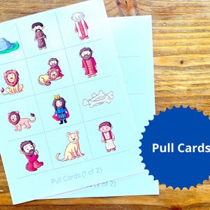 Daniel Lions Den Bible Bingo for Kid Bingo Printable Game for Bible ...