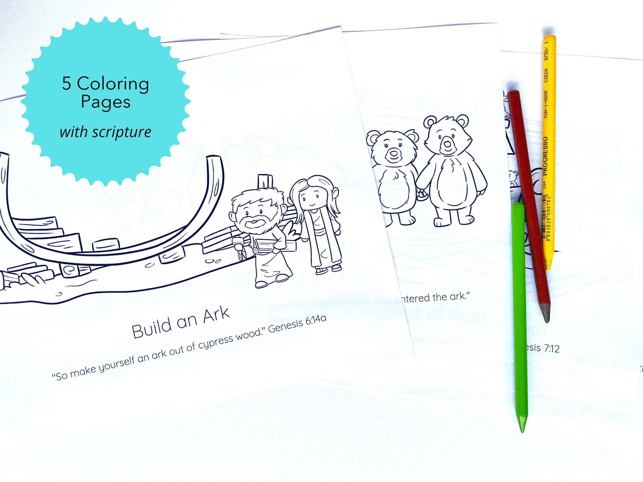 Religious Craft Kit With Noah's Ark Theme Christian Sunday School ...