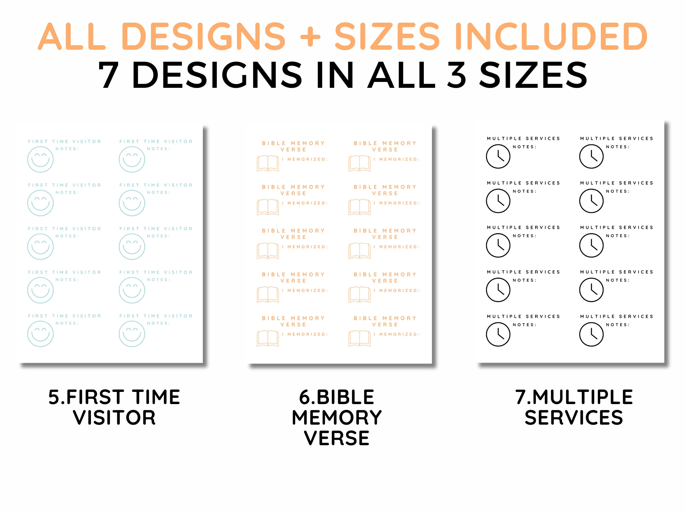 Bible Memory Verse Sticker Bible Verse Memorization Gift Children ...