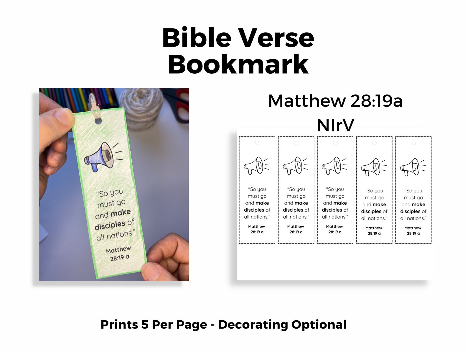 Great Commission Sunday School Lesson Teaching Go and Make Disciples ...