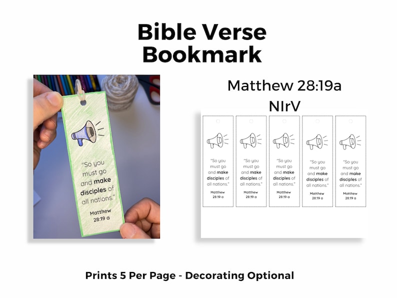 Great Commission Sunday School Lesson Teaching Go and Make Disciples ...