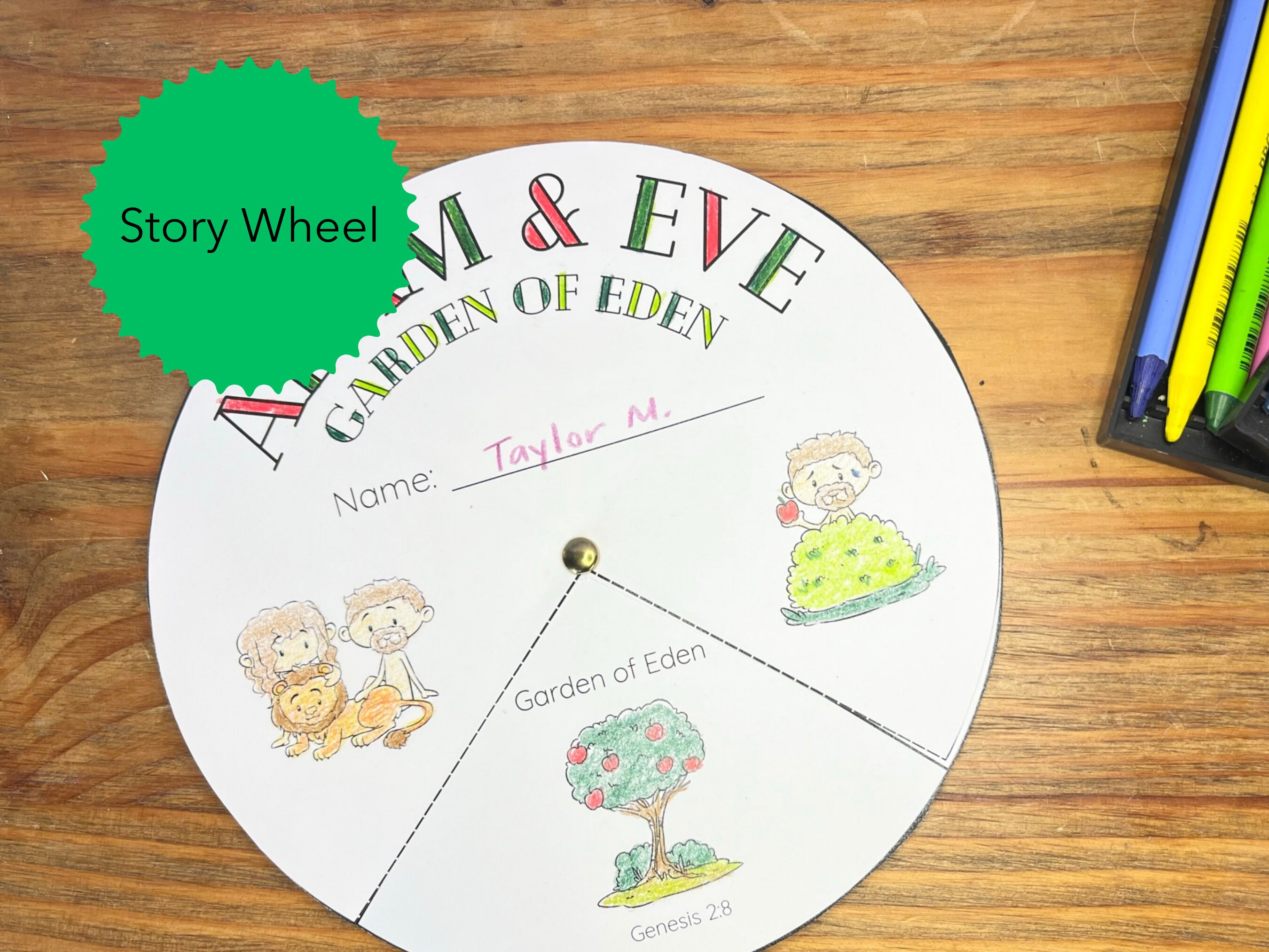 Adam and Eve Sunday School Worksheets Bible Themed Coloring Pages for ...