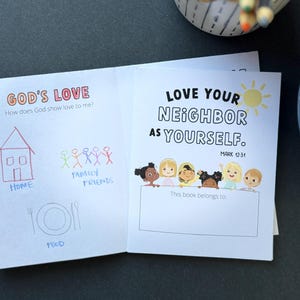 Love Your Neighbor Church Craft for Kid Sunday School Valentine ...