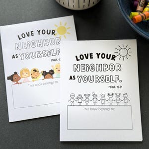 Love Your Neighbor Church Craft for Kid Sunday School Valentine ...