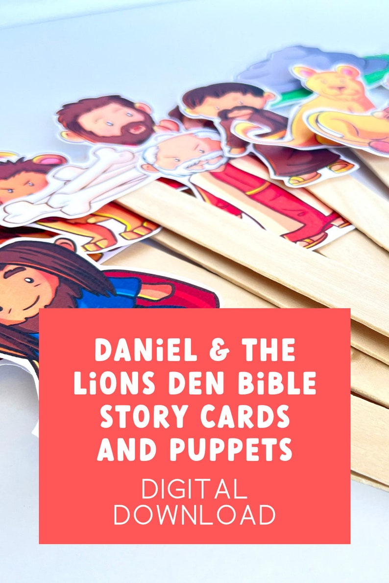 Daniel and the Lions Den Story of Daniel and the Lions Den Printable Bible Story Daniel in the ...
