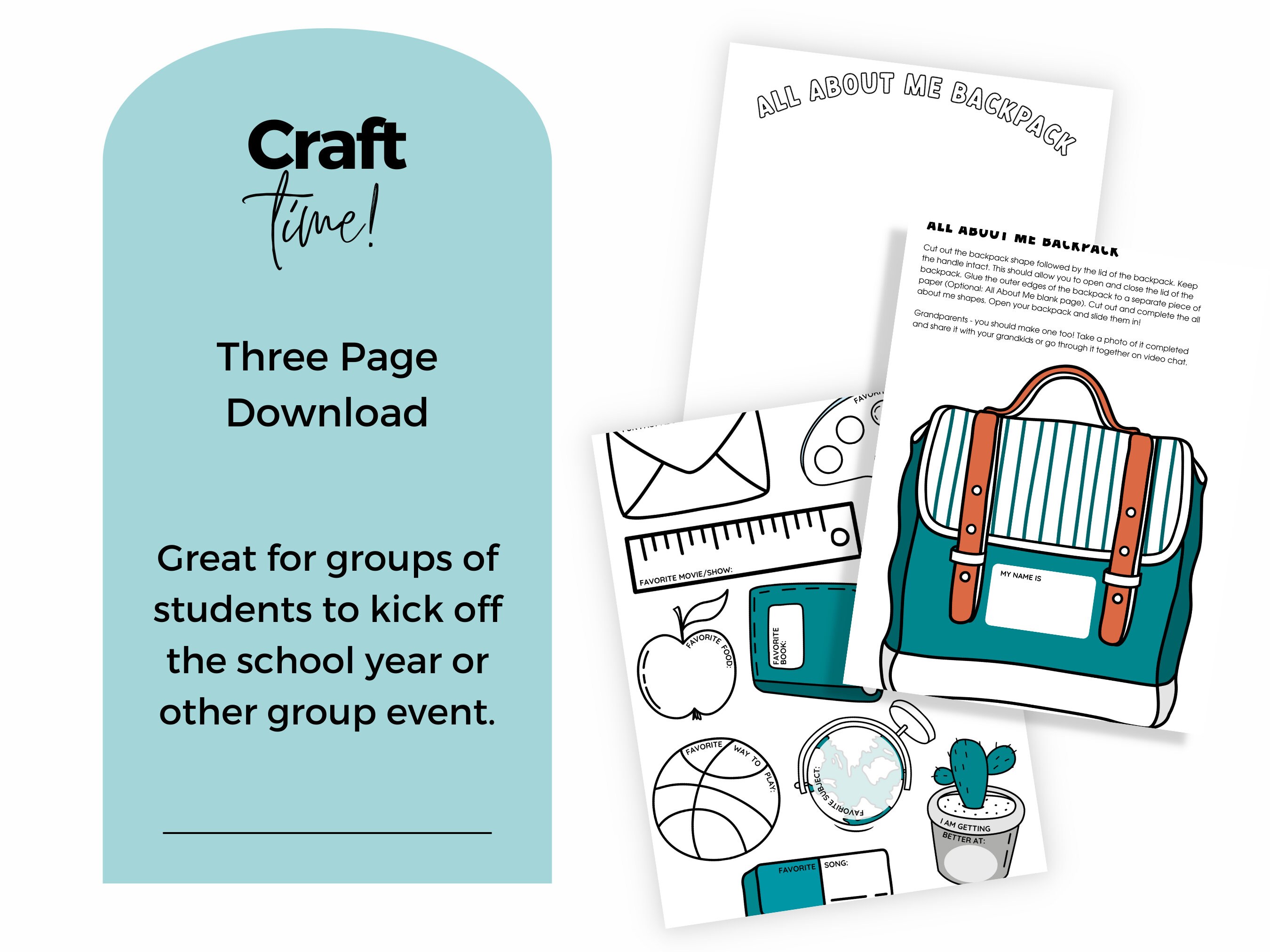 Get to Know You Activity for Kid Classroom About Me Student Craft ...