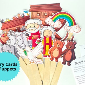 Noahs Ark Story Activity Gods Promise Story Craft Noahs Ark Puppet ...