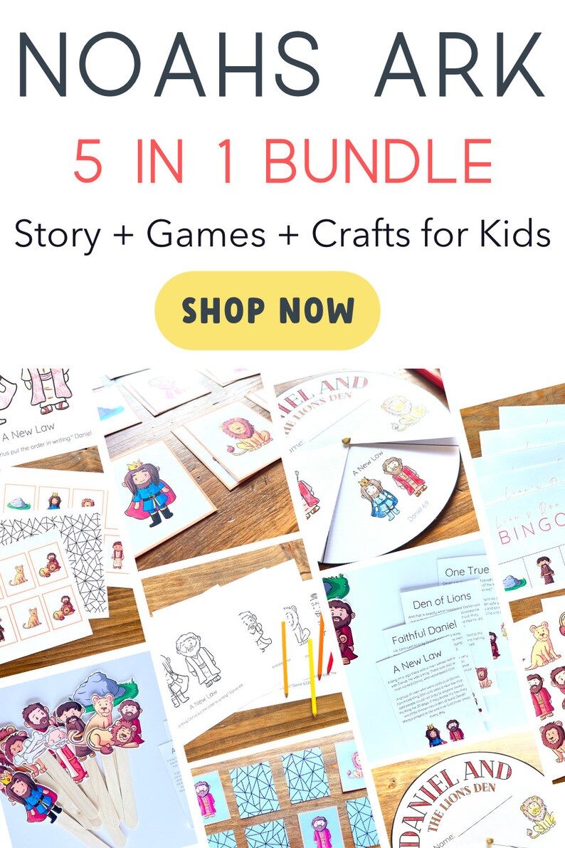 Religious Craft Kit With Noah's Ark Theme Christian Sunday School ...