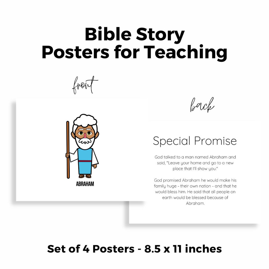 Abraham Story Teaching Material for Kid Sunday School Supplies for ...