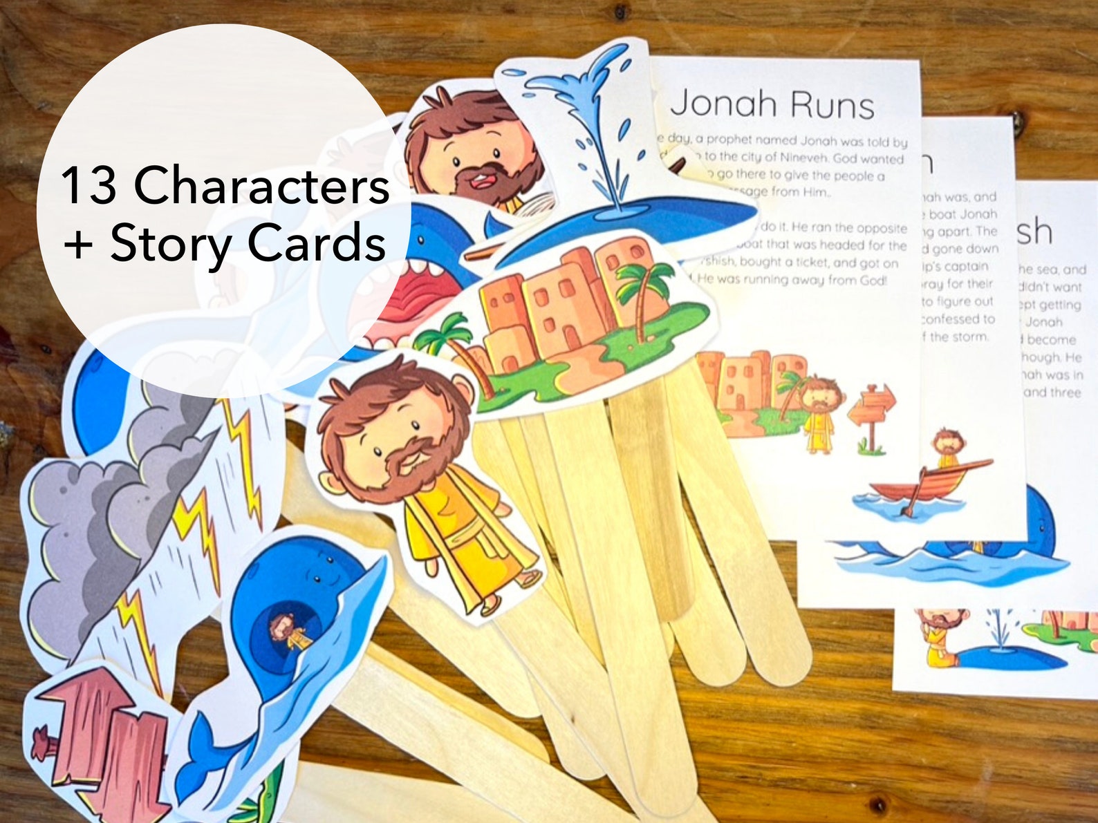 Jonah Bible Story Craft Jonah and the Whale Game for Kid Sunday School ...