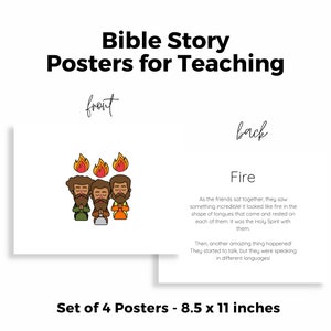 Pentecost Teaching Material for Kid Sunday School Acts Bible Story ...