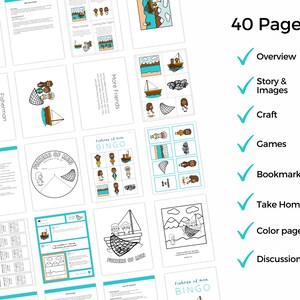Fishers of Men Bible Story for Kid Sunday School Lesson Jesus and ...