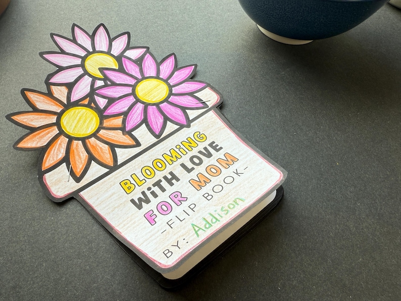 Mothers Day Craft for Classroom Mom Gift Idea Preschool Flower Card for ...