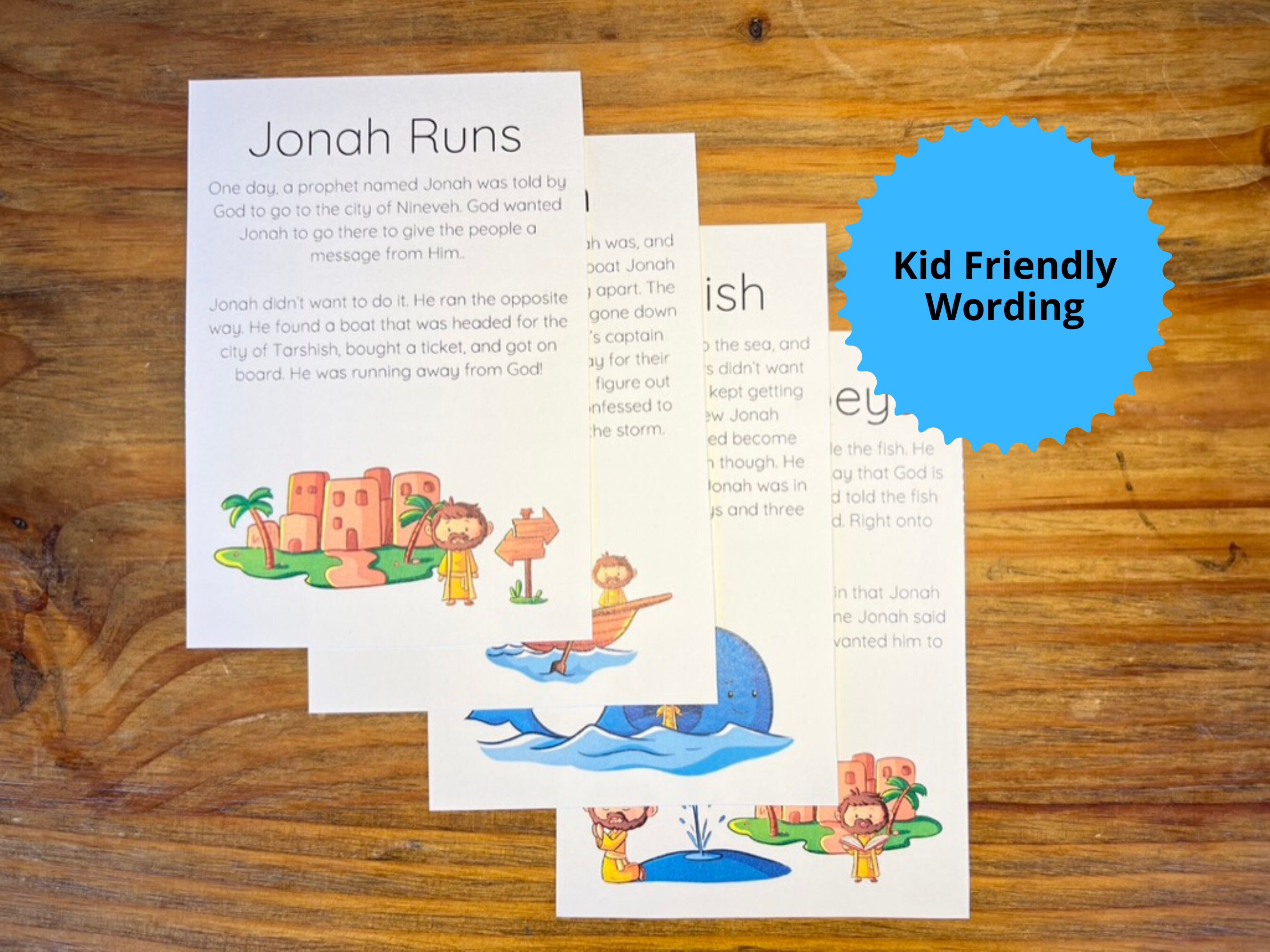 Jonah and the Whale Lesson Jonah and the Big Fish Jonah Bible Lesson ...