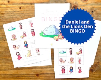 Daniel and the Lions Den Bible Memory Game for Kid Printable Bible ...