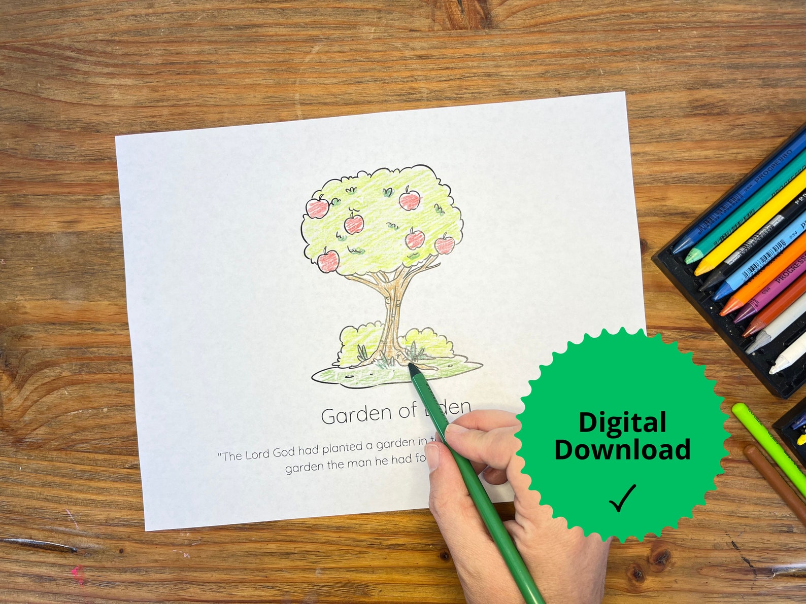 Adam and Eve Coloring Page for Preschool Adam and Eve Coloring Sheet ...