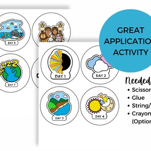 Creation Bible Story Craft for Children Church Sunday School Creation ...