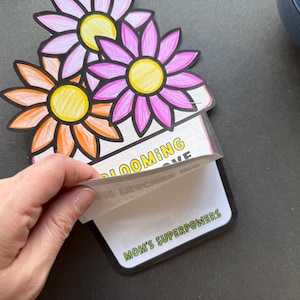 Mothers Day Craft for Classroom Mom Gift Idea Preschool Flower Card for ...