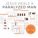 Jesus Heals a Paralyzed Man Teaching Materials for Jesus Miracle ...
