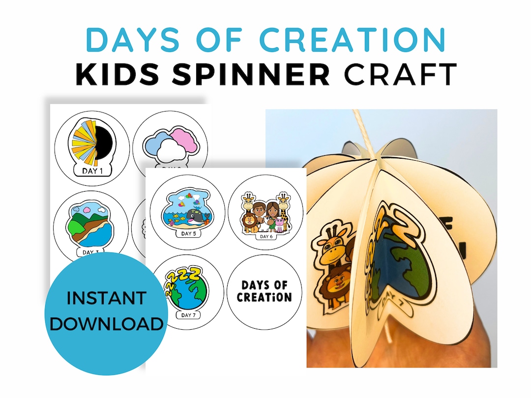 Creation Bible Story Craft for Children Church Sunday School Creation ...