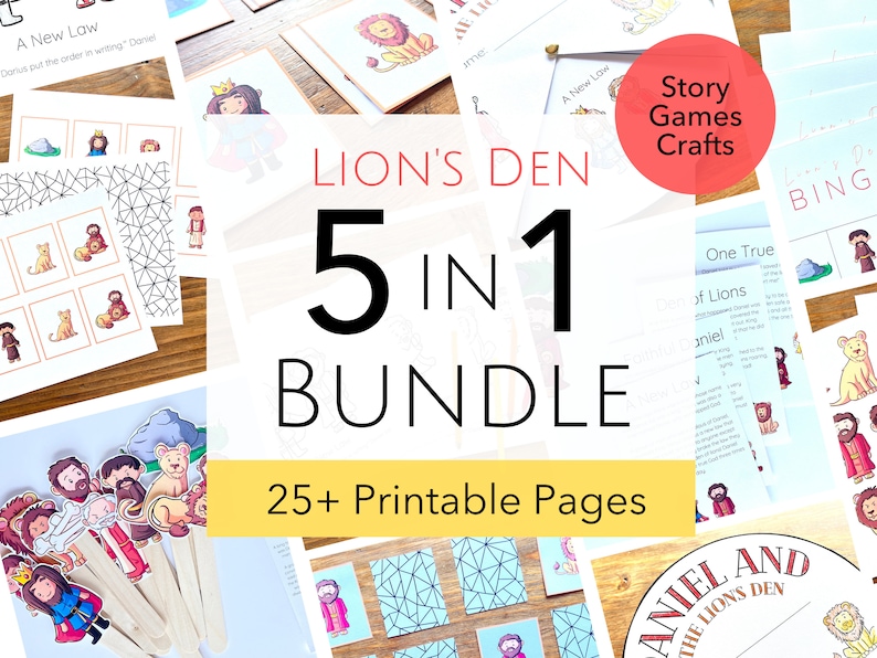 Kids Bible Craft Christian Activity Bible Storytelling Interactive ...