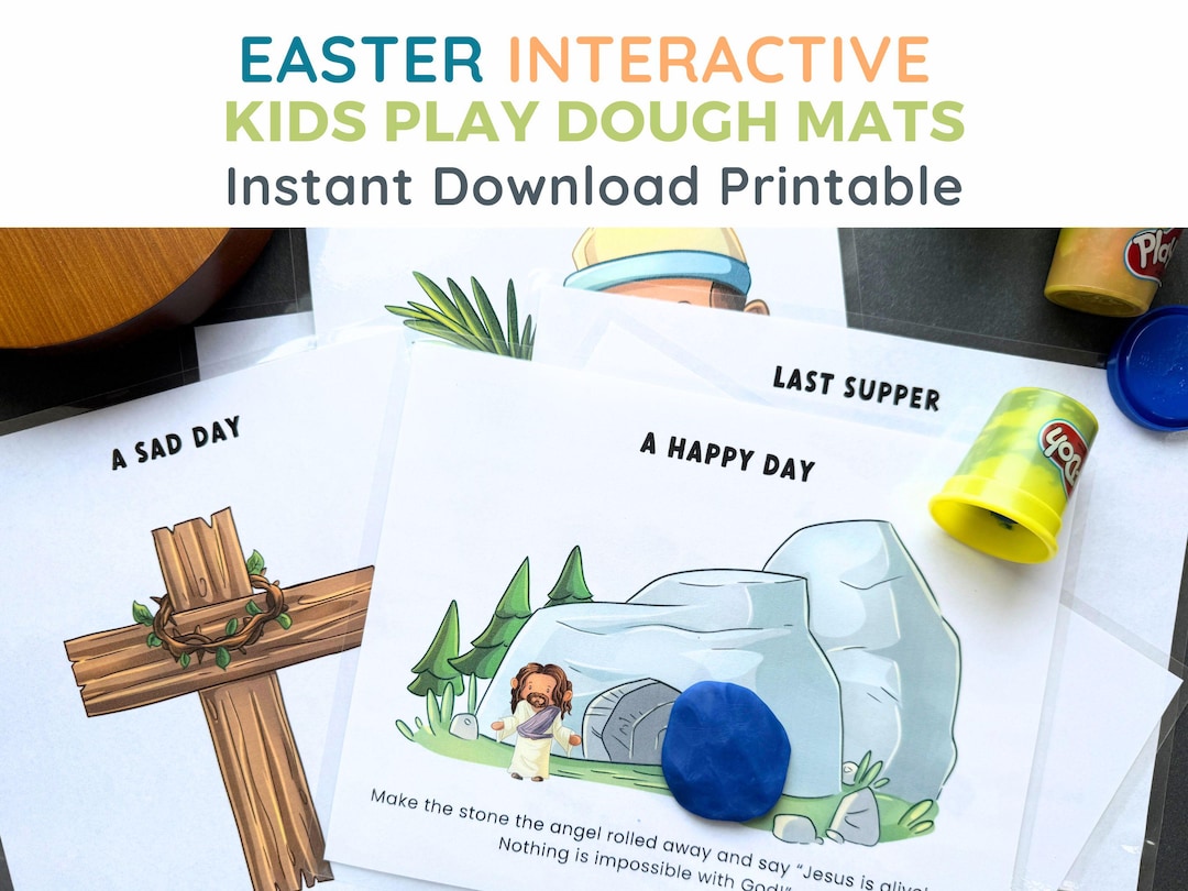 Religious Play Dough Preschool Activity Palm Sunday Last Supper ...